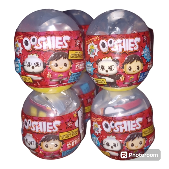 ooshies | Toys | Lot Of 8 Ooshies Ryans World Pencil Toppers New Sealed ...